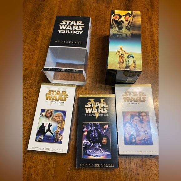 Star Wars | Media | Star Wars Trilogy Vhs Wide Screen | Poshmark